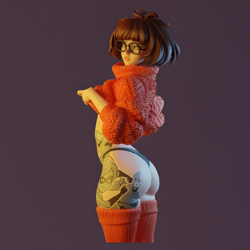 Velma Dinkley Scooby-doo STL File, 3D Digital Printing STL File for 3D ... Velma Dinkley Scooby-doo STL File, 3D Digital Printing STL File for 3D ...