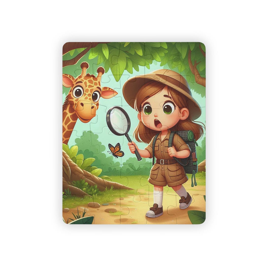 The Curious Explorer and the Friendly Giraffe - Etsy