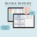 Yearly Book Tracker for Google Sheets/excel - Etsy