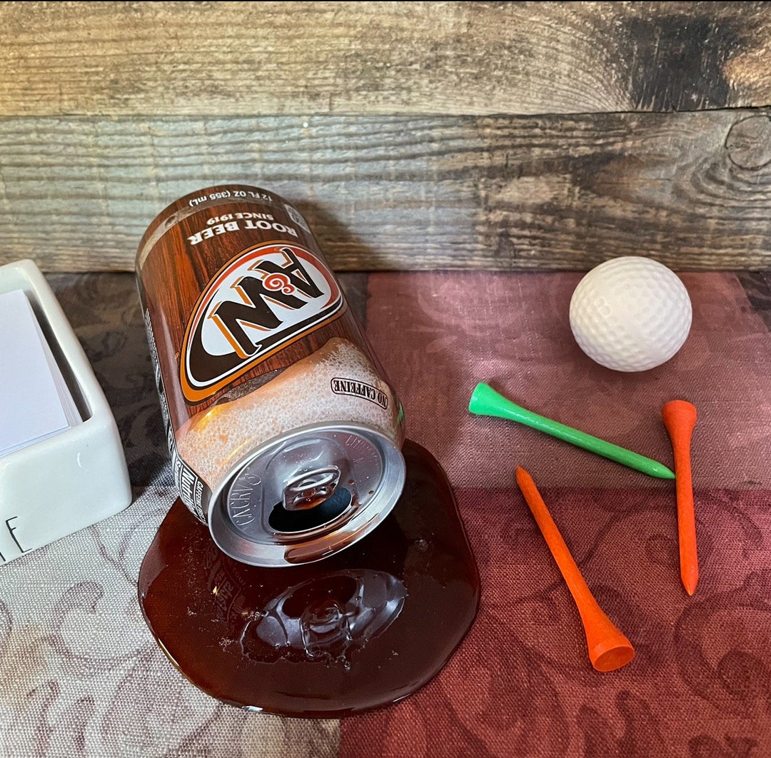 Spilled Pop in a Root Beer Can Fake Food Photo Prop - Etsy