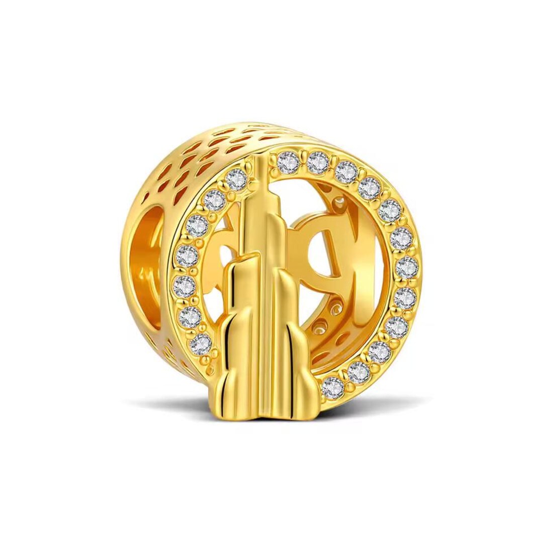 Gold Burj Khalifa Charm Fits Pandora | Dubai Travel Souvenir | UAE ...