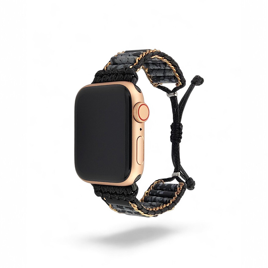Gothic Apple Watch Band: Adjustable Bohemian Gemstone Strap for Women ...