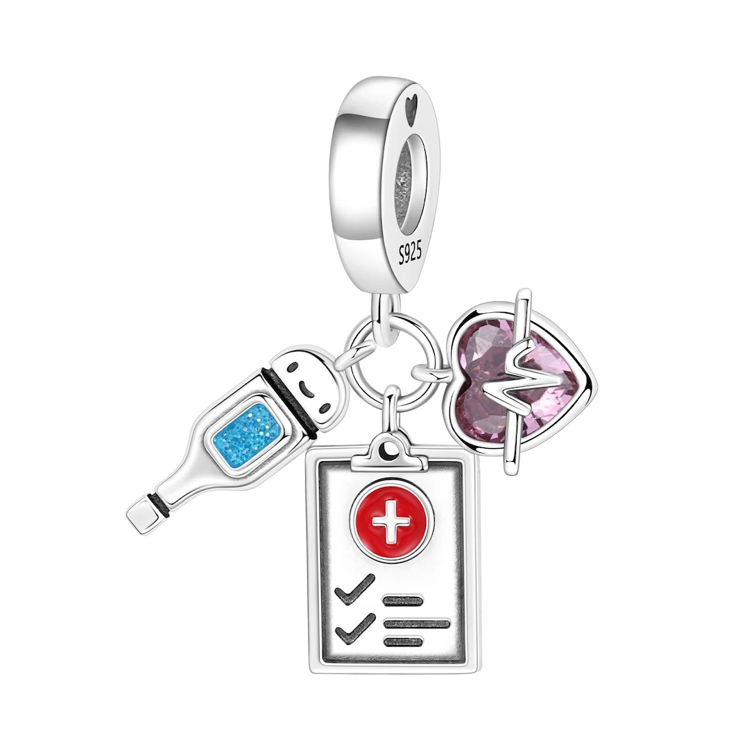 Nurse & Doctor Medical Dangle Charm, 925 Sterling Silver, Pandora ...