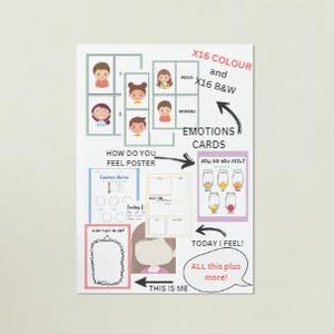 Identifying and Recognising Emotions PRINTABLE Bundle, Emotional ...