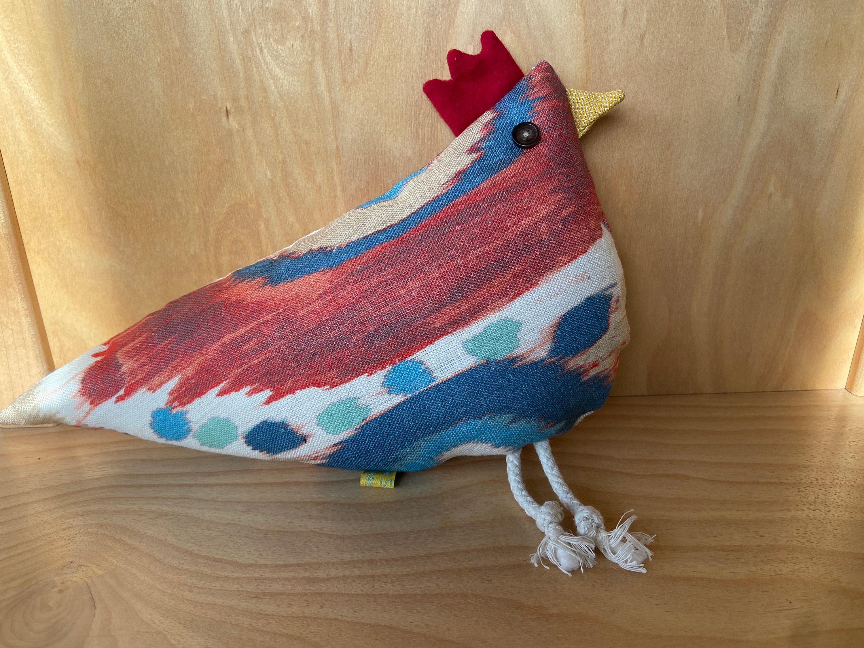 Chicken Pillow 9" in Multi Fabrics - Etsy