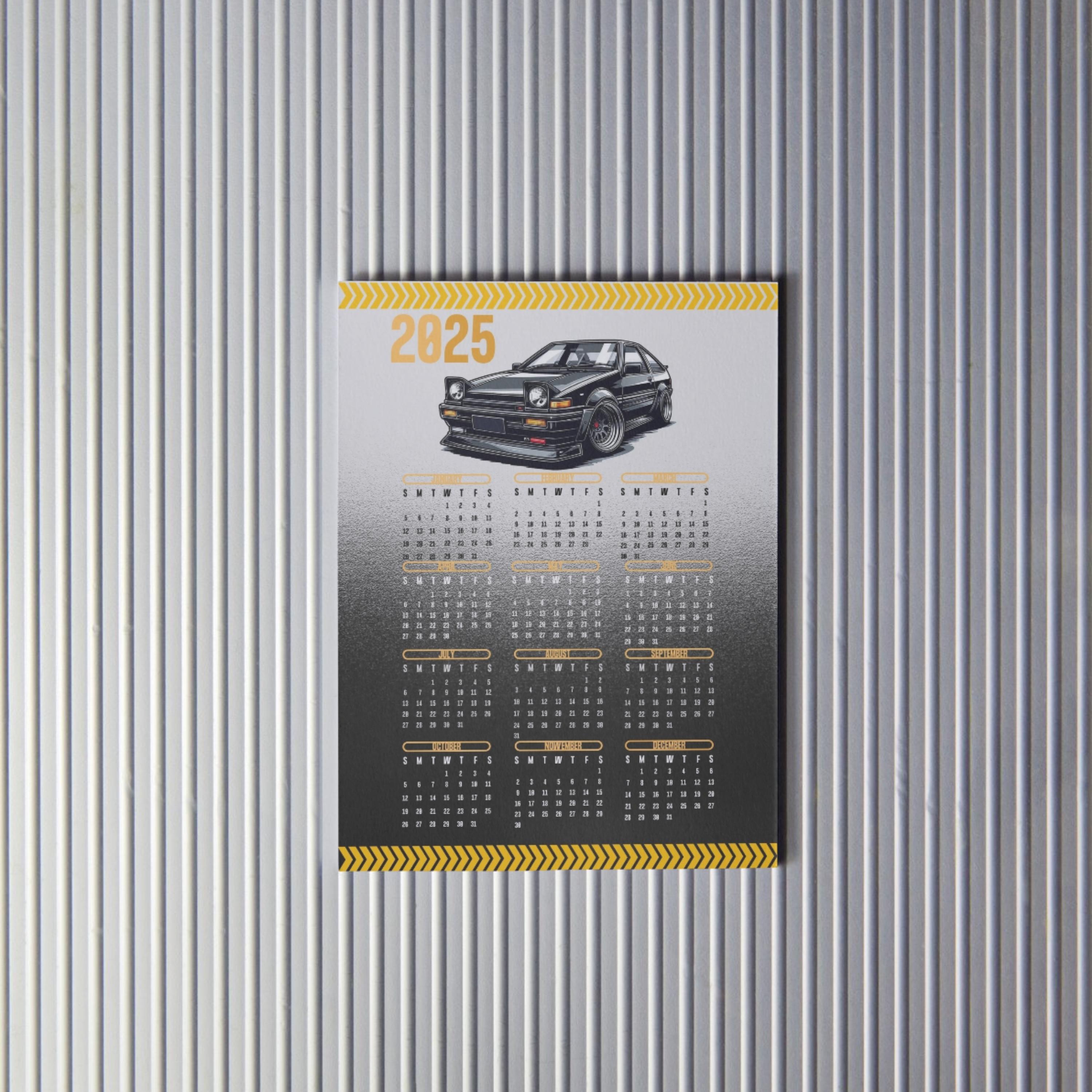 Initial D Toyota AE86 2025 Calendar: Drift-themed Car Guy Gift (digital ...