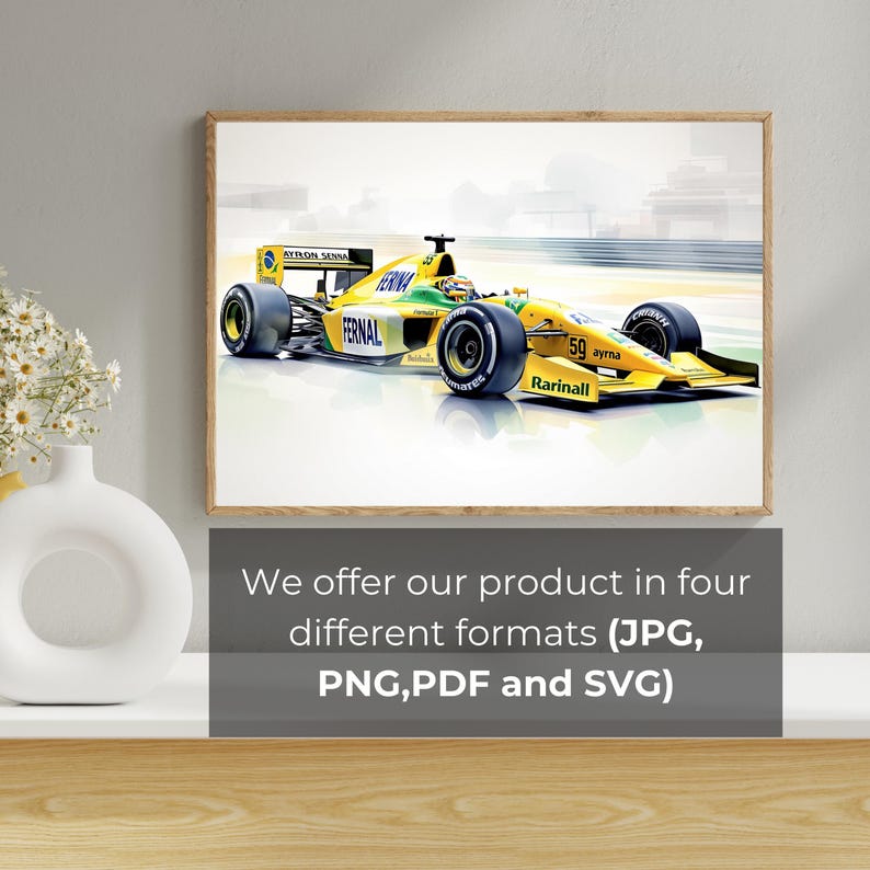 15 Ayrton Senna F1 Posters | Formula 1 Wall Art | Vintage F1 Prints ...