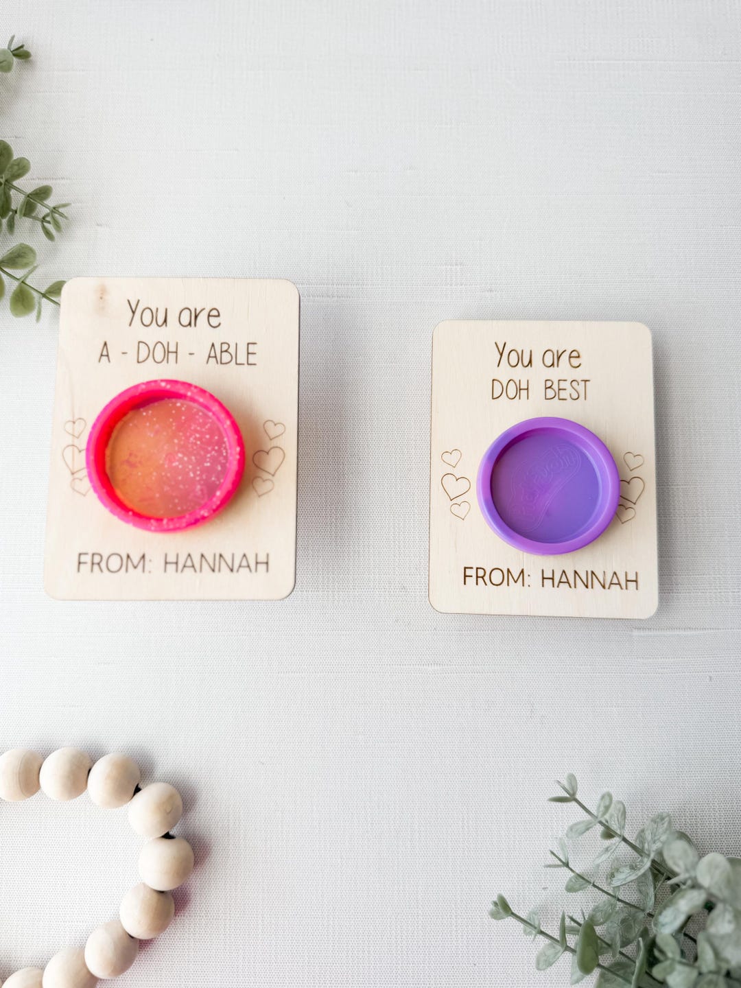 Play Dough Holder - No Candy Valentines Cards for School Friends ...