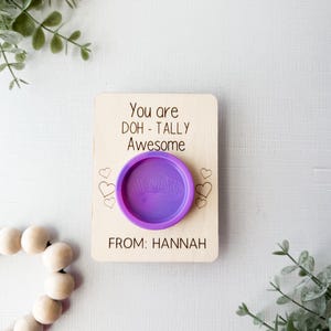 Play Dough Holder - No Candy Valentines Cards for School Friends ...