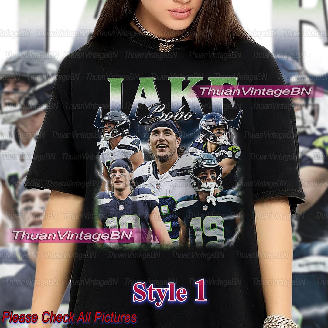 Vintage Jake Bobo Shirt, Seattle Football Comfort Colors® Shirt ...