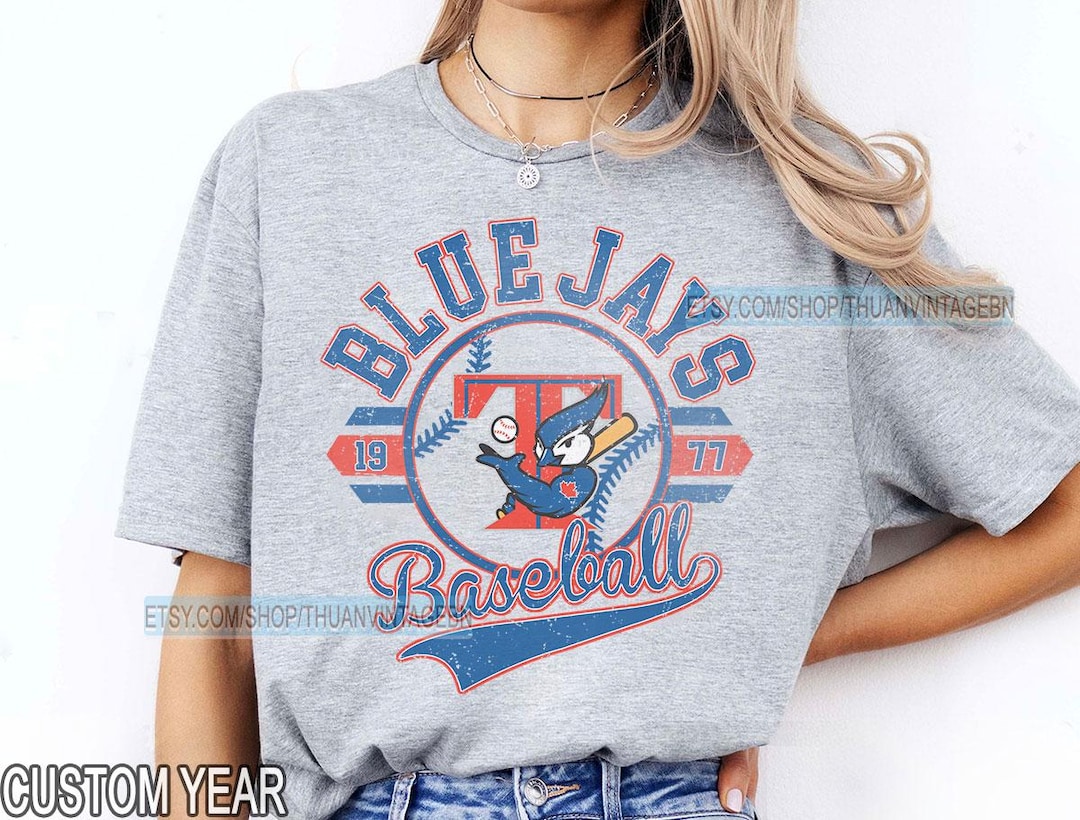 Vintage Toronto Blue Blue Jay Shirt, Toronto Blue Baseball Fan Shirt ...