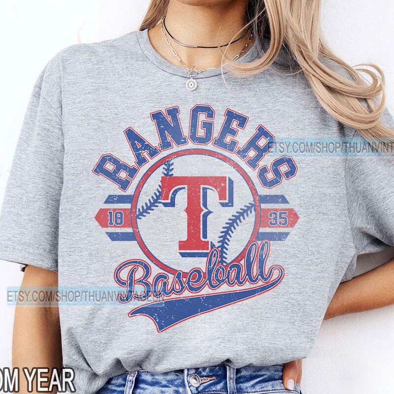 Texas Rangers Shirt - Etsy