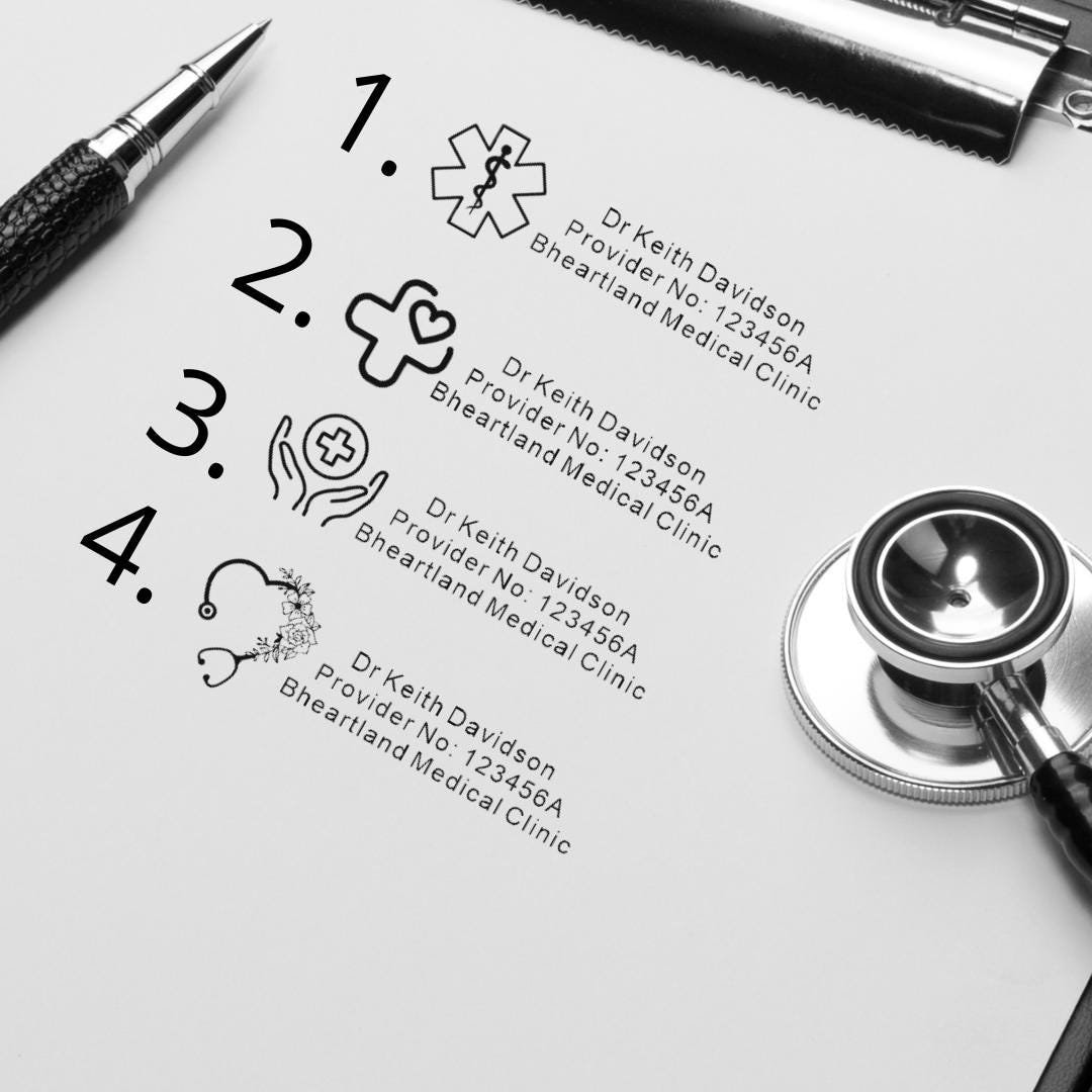 Custom Medical Stamp – Perfect for Doctors, Nurses & Healthcare ...
