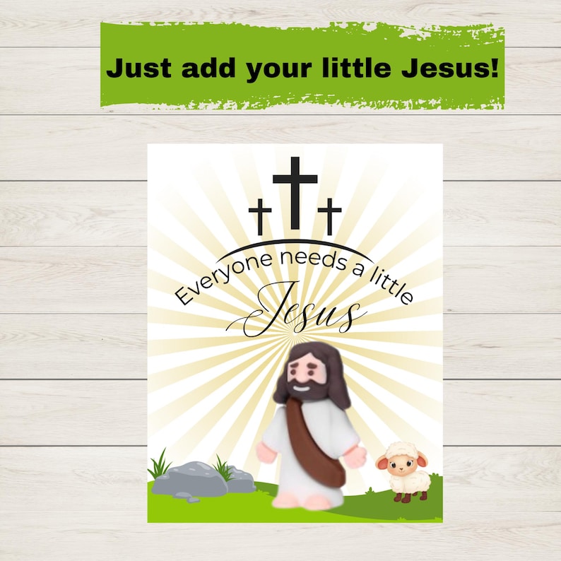 Mini Jesus Printable Tags - Sunday School, Church (PDF Download) - Etsy