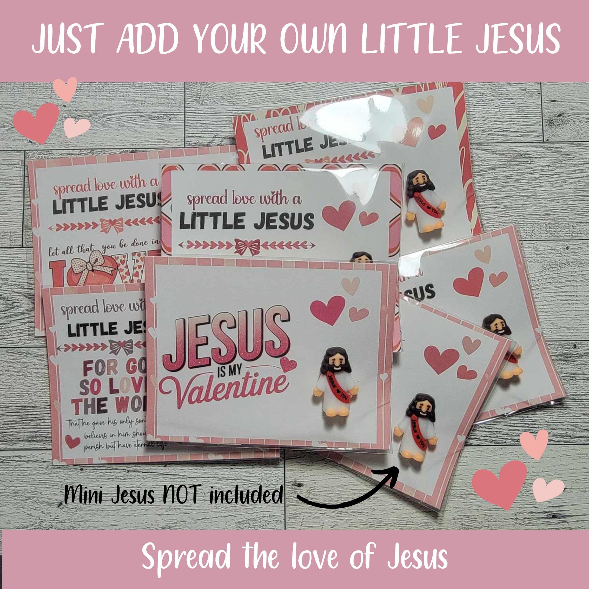 LITTLE JESUS Valentine Printable | Sunday School Gifts | Valentine for ...