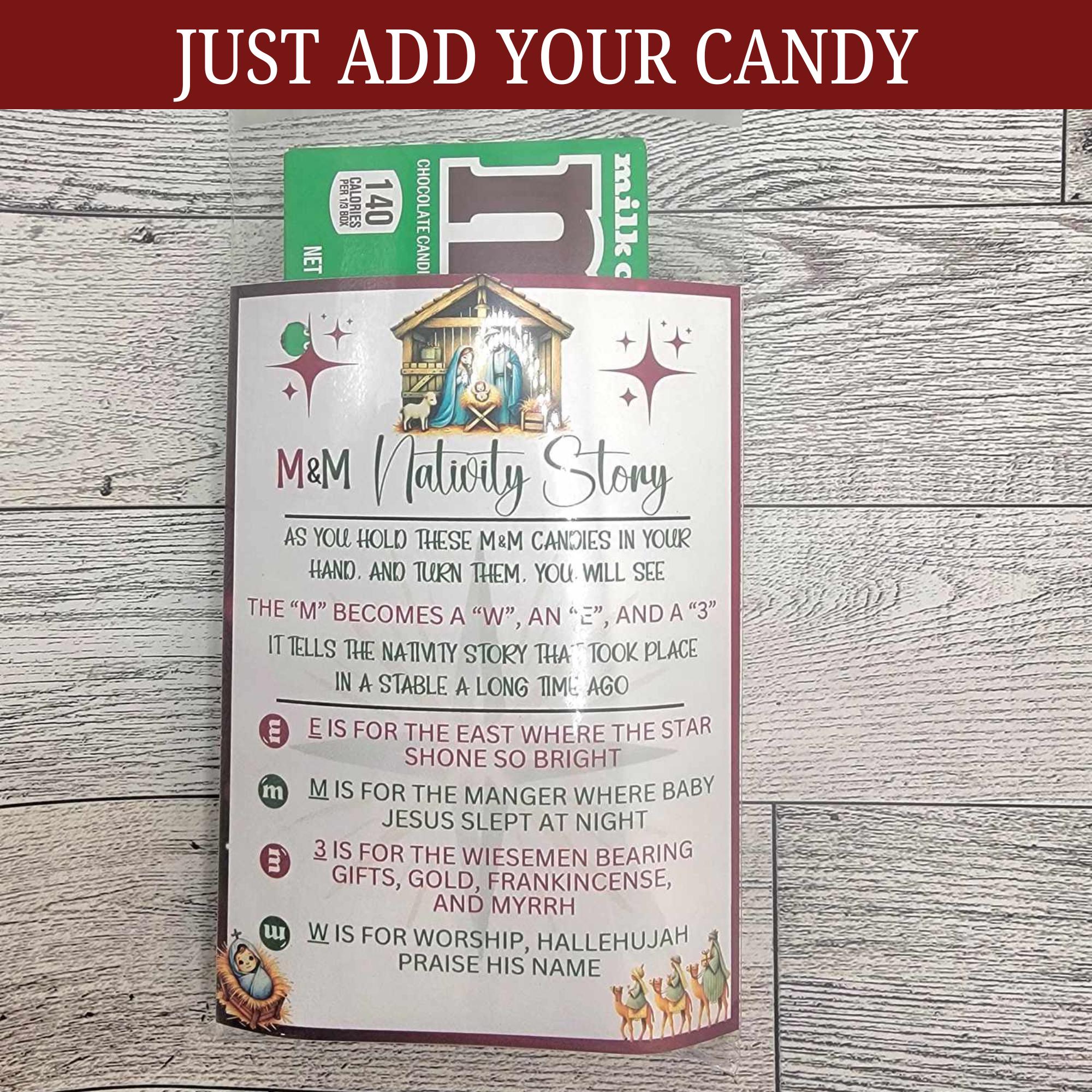 M&M Nativity Story Printable Gift Tags (digital Download) - Etsy