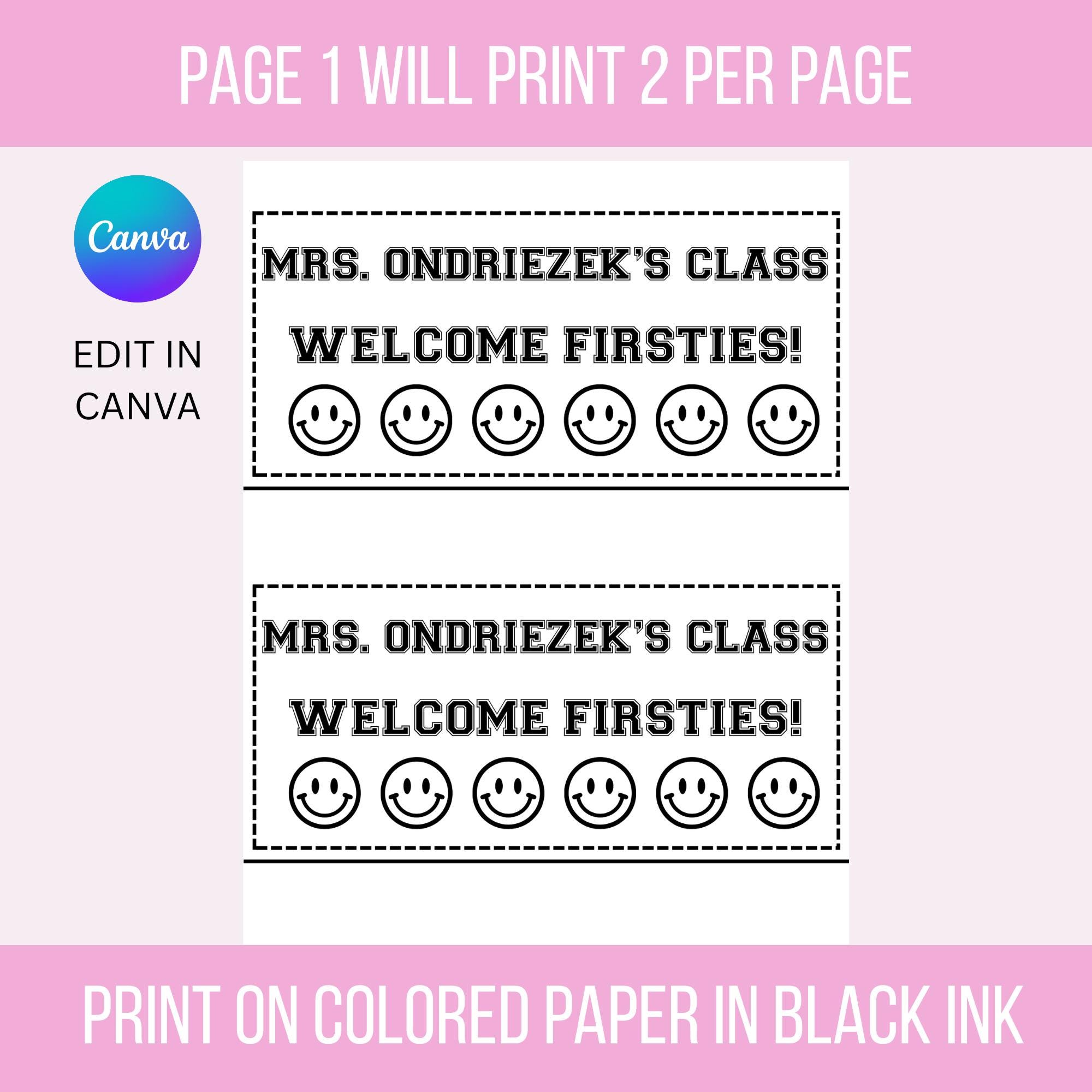Editable Back to School Flipbook Canva Template | Orientation Packet ...