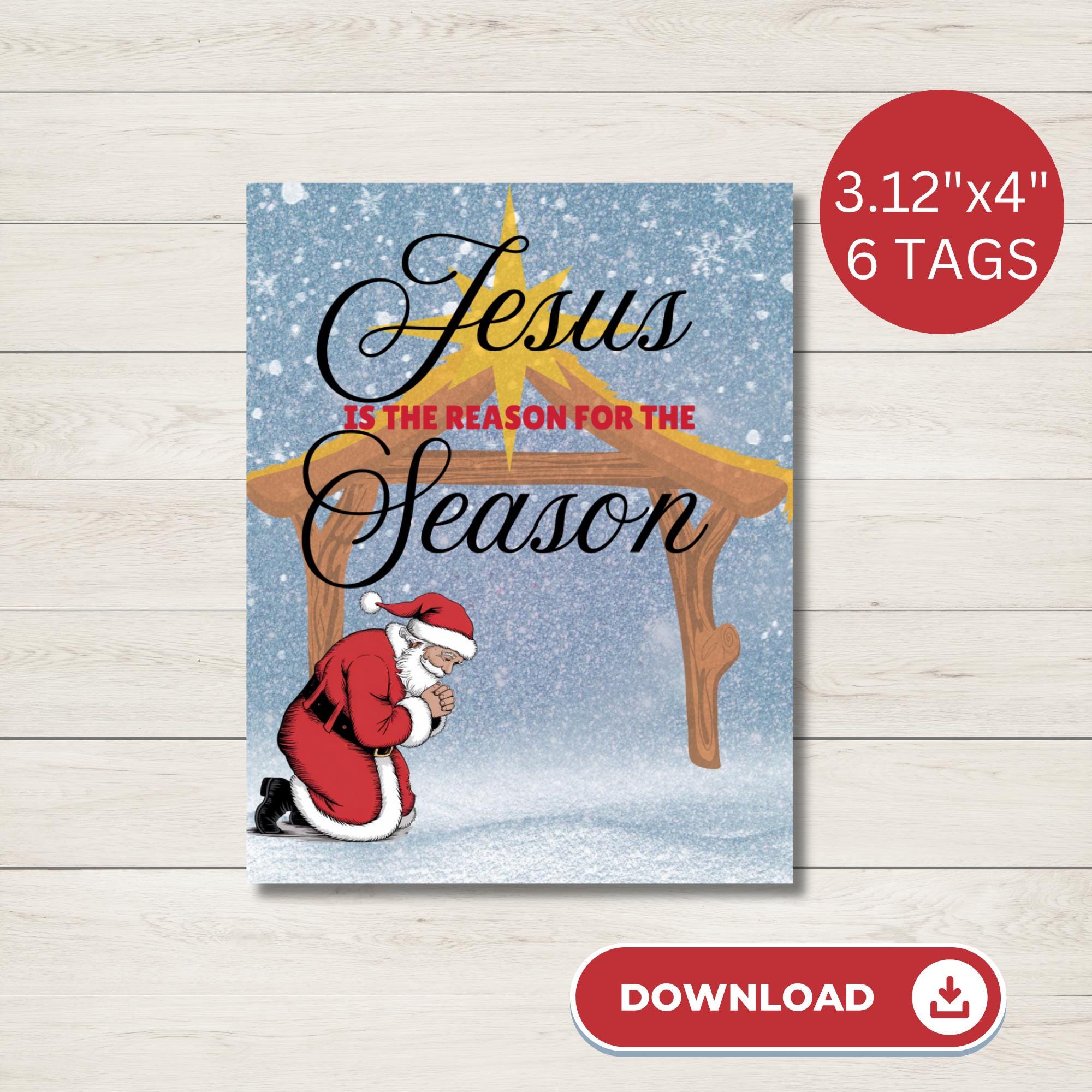 Mini Jesus "jesus is the Reason for the Season" Printable - Sunday ...