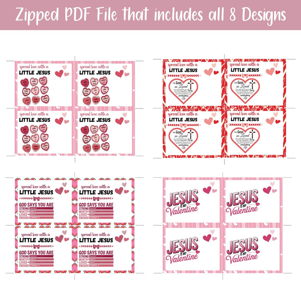 LITTLE JESUS Valentine Printable | Sunday School Gifts | Valentine for ...