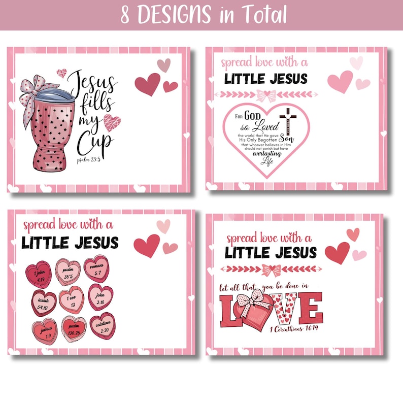 LITTLE JESUS Valentine Printable | Sunday School Gifts | Valentine for ...