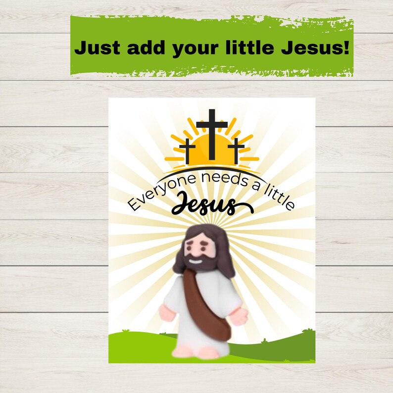Mini Jesus Printable Tags – Sunday School, Church (PDF Download) - Etsy
