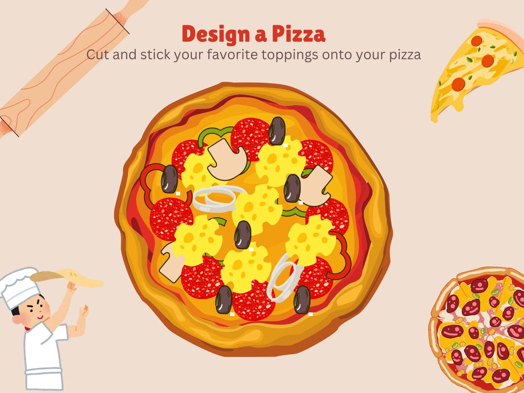 Pretend Play Pizza Menu Pretend Restaurant Kids Menu Fun Menu Toddler ...
