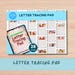 Printable Alphabet Tracing Pad for Kids Letter Tracing Activity for ...