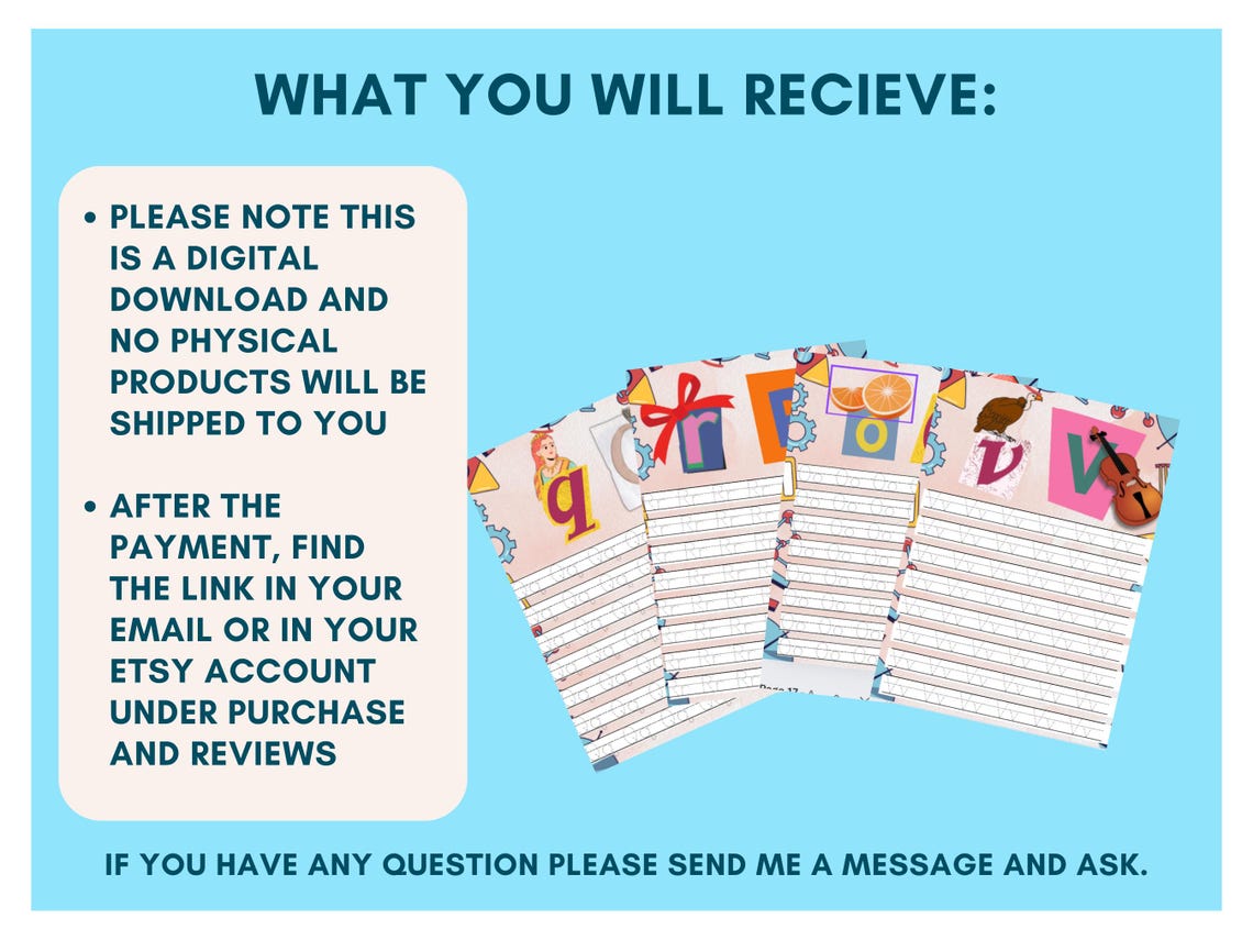 Printable Alphabet Tracing Pad for Kids Letter Tracing Activity for ...