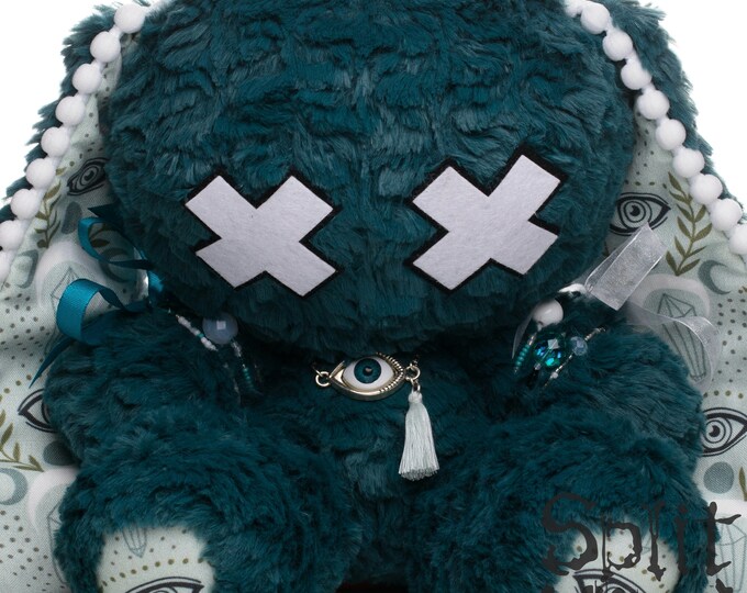 Mystic-teal Bunny - Etsy