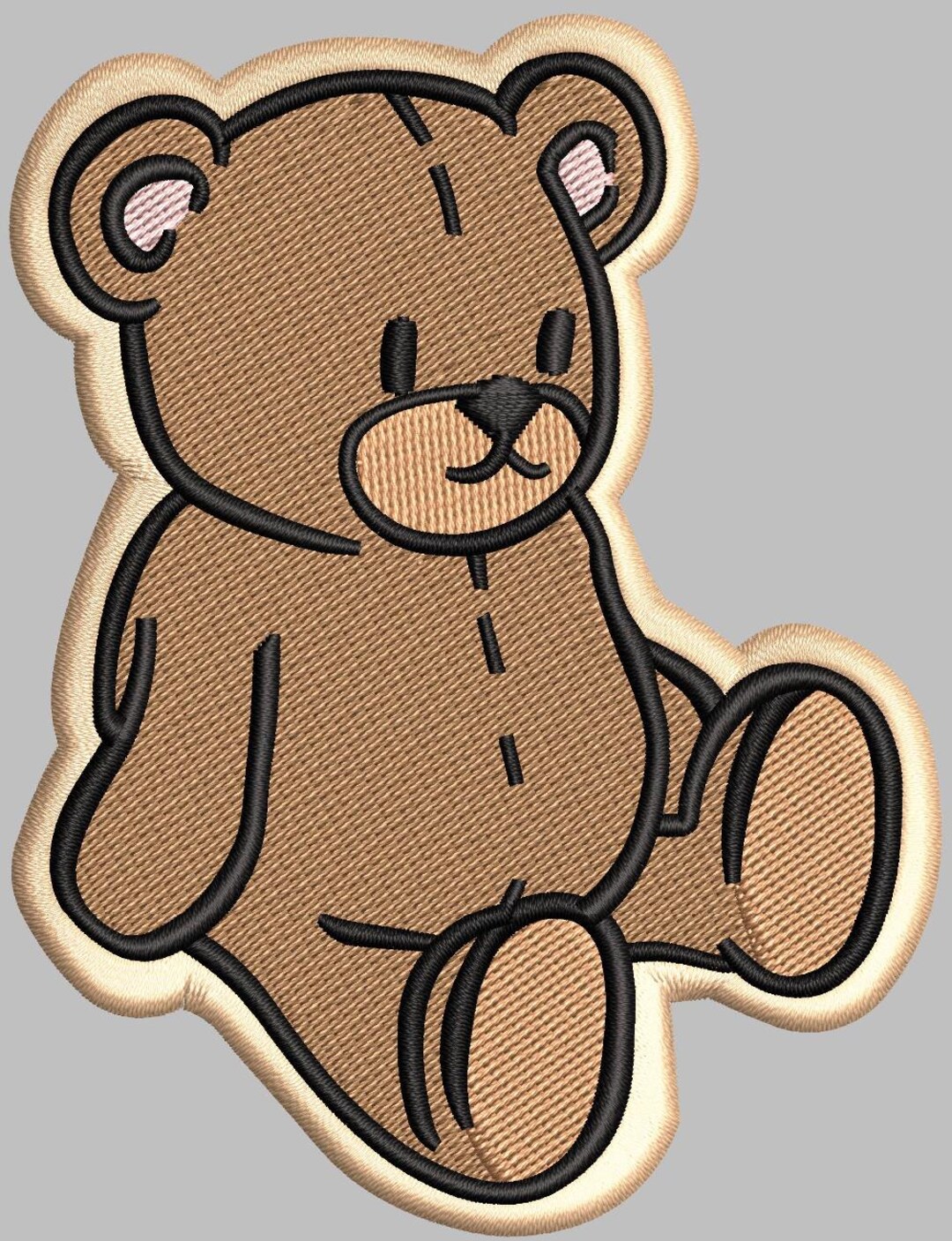 Teddy Bear Embroidery File Teddy Bear Cute Machine Design - Etsy