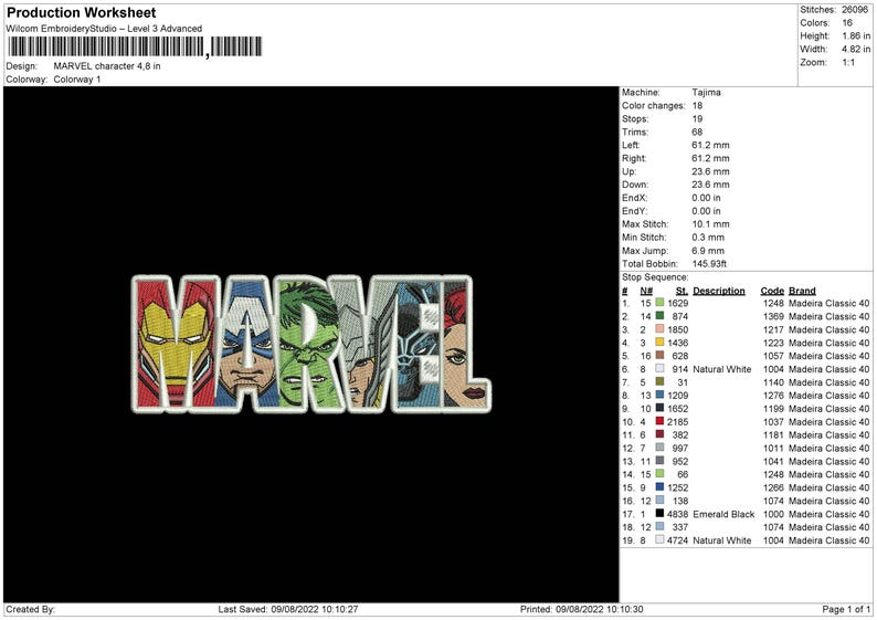 Marvel Character Embroidery File/digital Download Marvel Logo - Etsy