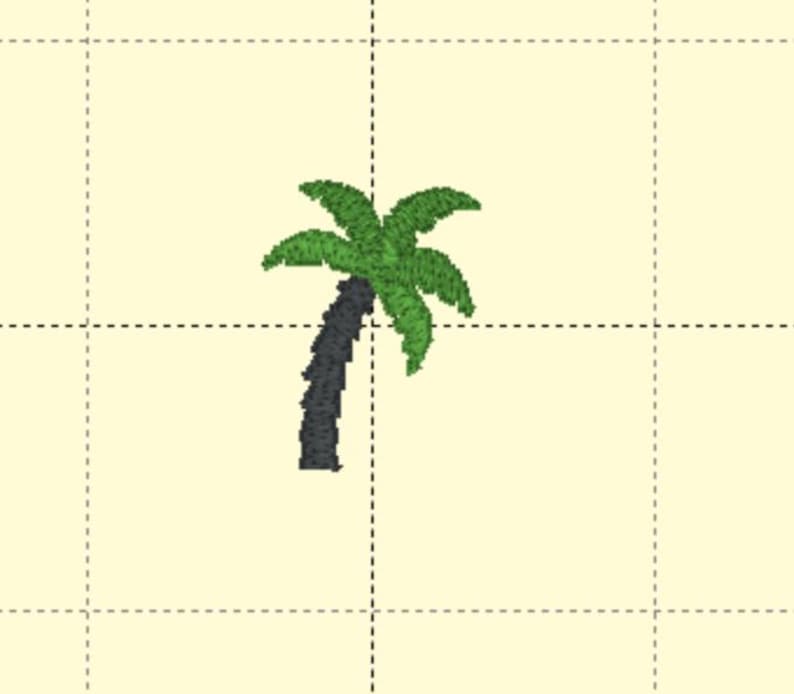 Palm Tree Embroidery Design Palm Tree Embroidery File Instant Download ...