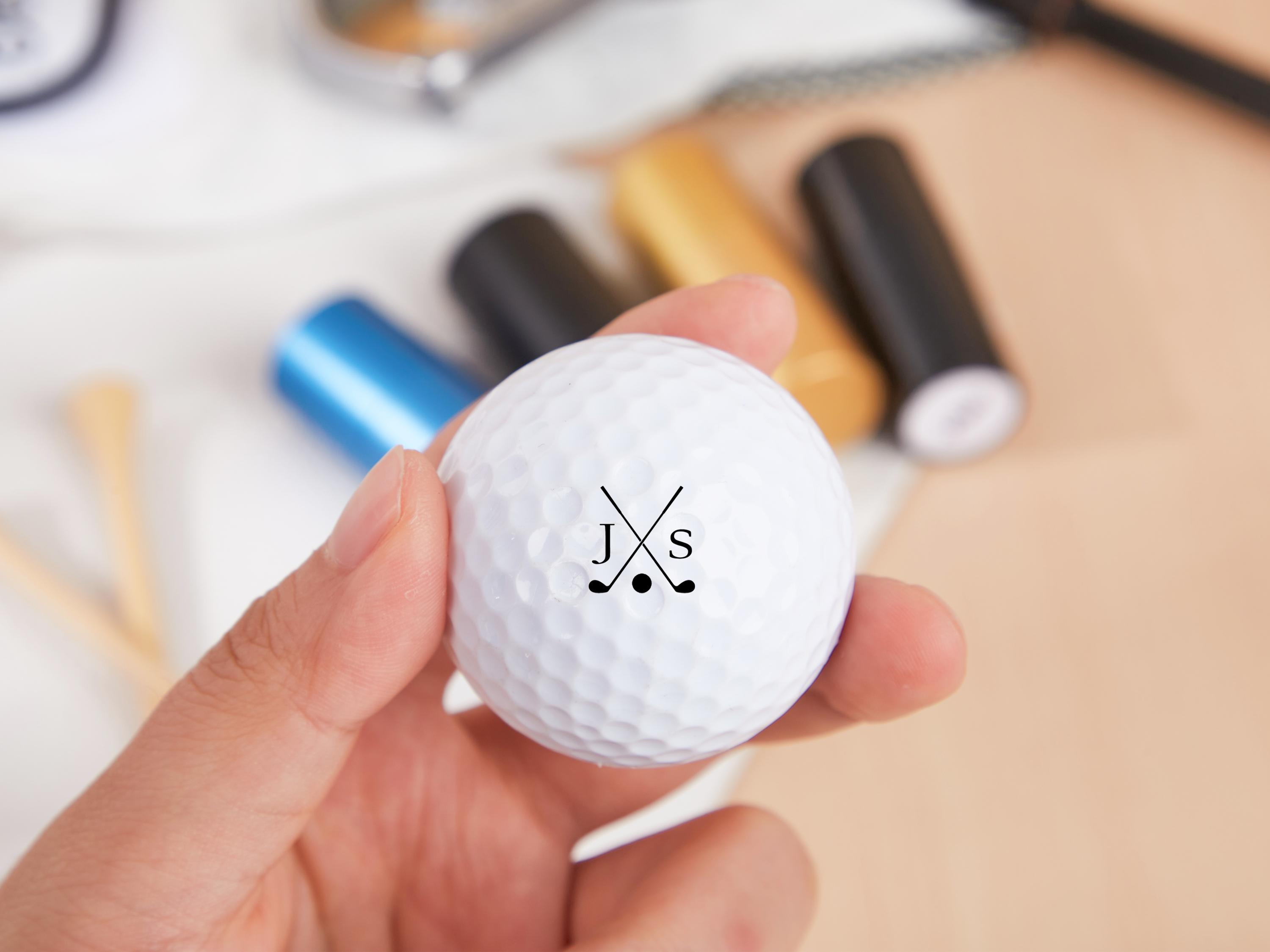 Personalized Custom Name Golf Ball Stamp,golf Ball Marker,color Ink ...