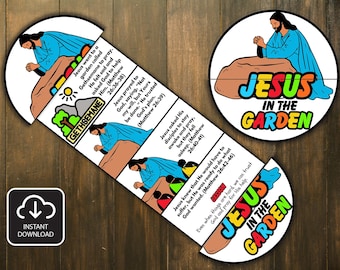 Jesus Praying in the Garden of Gethsemane Craft - Etsy