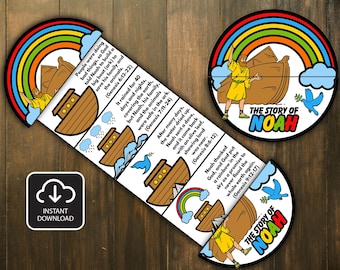 Noah's Ark Printable Craft, Printable Noah's Ark Coloring, Animals Two ...