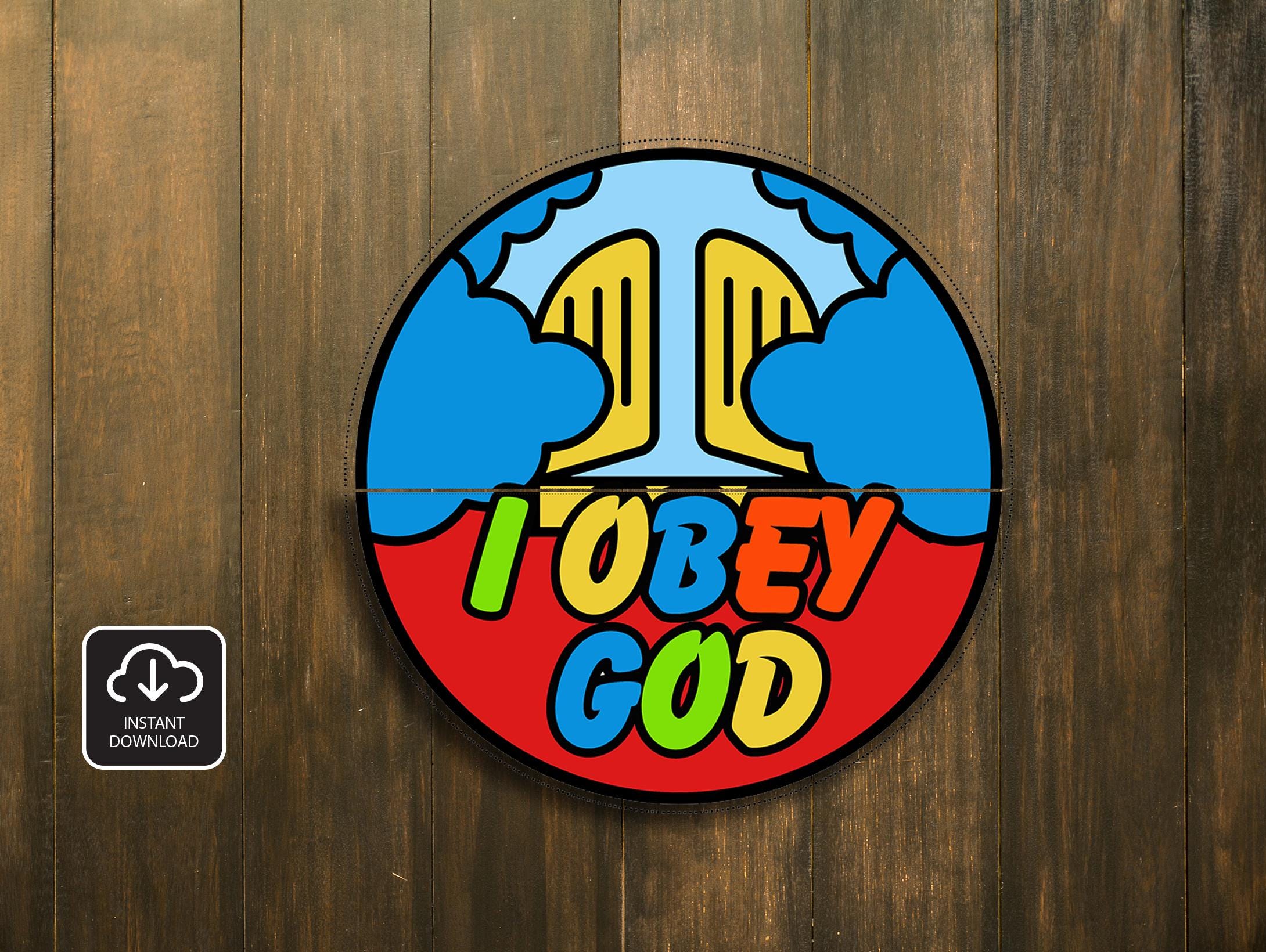 I Obey God Craft, Folding Surprise Bible Craft, Bible Lesson, Sunday ...