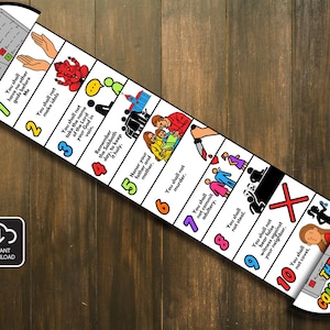 Ten Commandments Folding Surprise Bible Craft, Bible Lesson, Memory ...