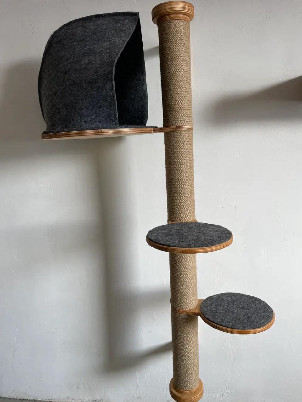 Modern Cat Scratching Post, Custom Cat Scratcher, Scratching Cat Tower ...