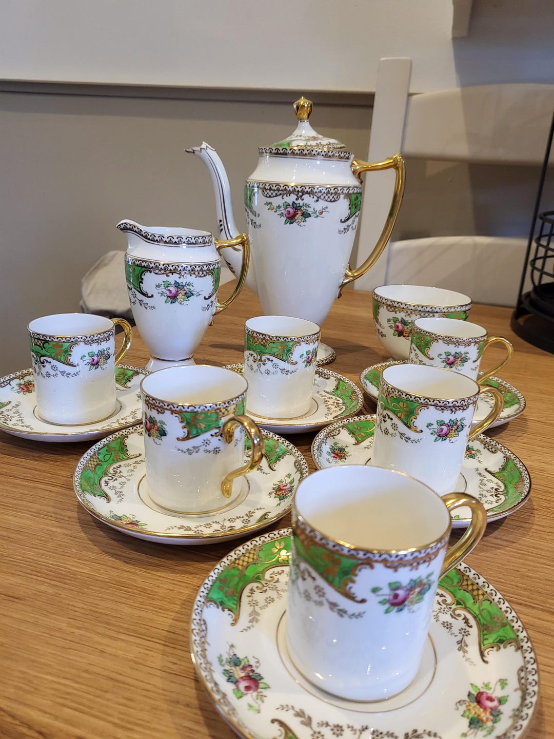 Antique Coffee Set - Etsy