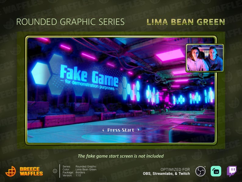 Borders Pack - Stream Package for TWITCH - Rounded Graphic - Animated ...
