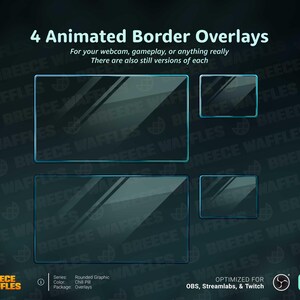 Overlays Pack - Stream Package for TWITCH - Rounded Graphic - Screen ...