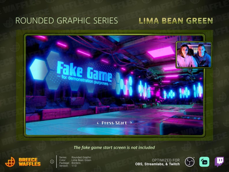 Borders Pack - Stream Package for TWITCH - Rounded Graphic - Animated ...
