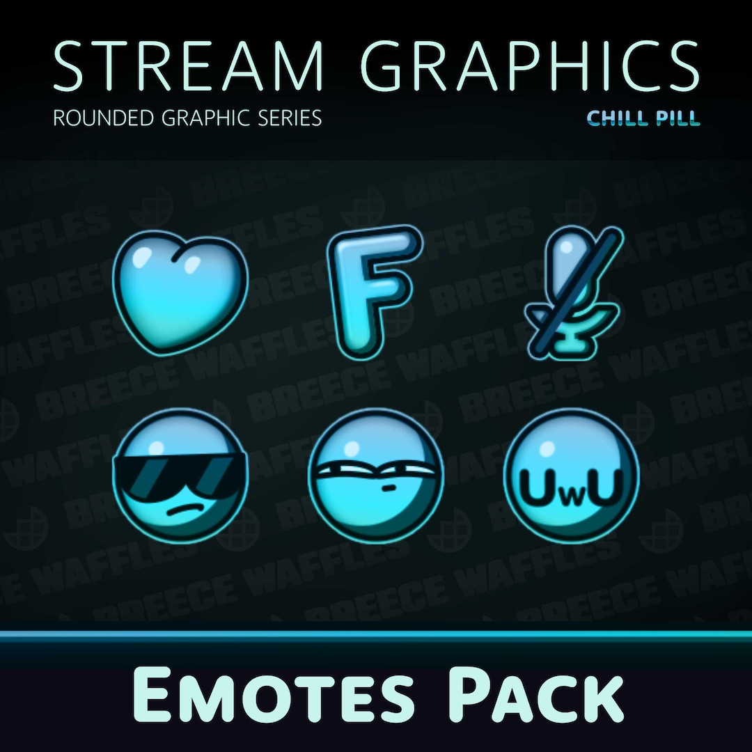Emotes Pack - Stream Package for TWITCH - Rounded Graphic - Twelve ...
