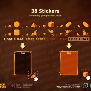 Chat Boxes Pack - Stream Package for TWITCH - Rounded Graphic ...