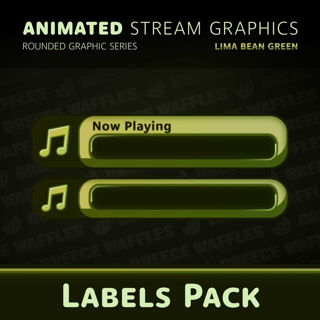 Labels Pack - Stream Package for TWITCH - Rounded Graphic - Icons ...