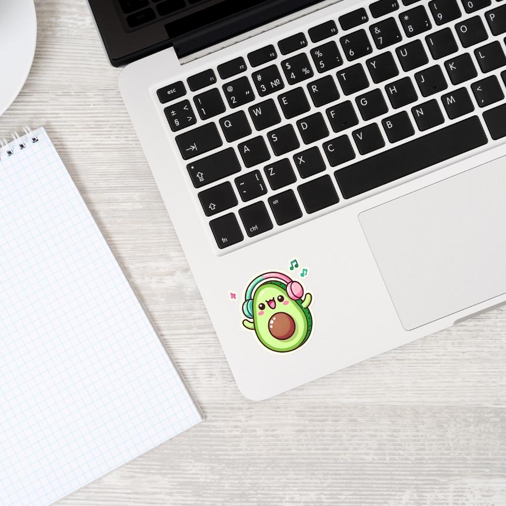 Avocado Sticker, Food Pun, Foodie Sticker, Kawaii Sticker, Avocado ...