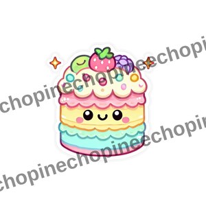 Chef Chick Sticker, Food Pun, Chicken Sticker, Kawaii Sticker, Chick ...