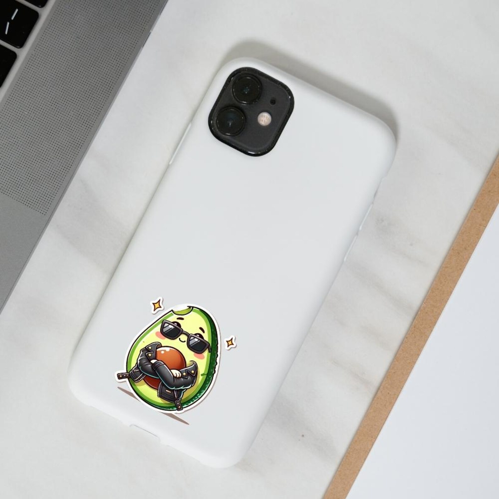 Avocado Sticker, Food Pun, Foodie Sticker, Kawaii Sticker, Avocado ...