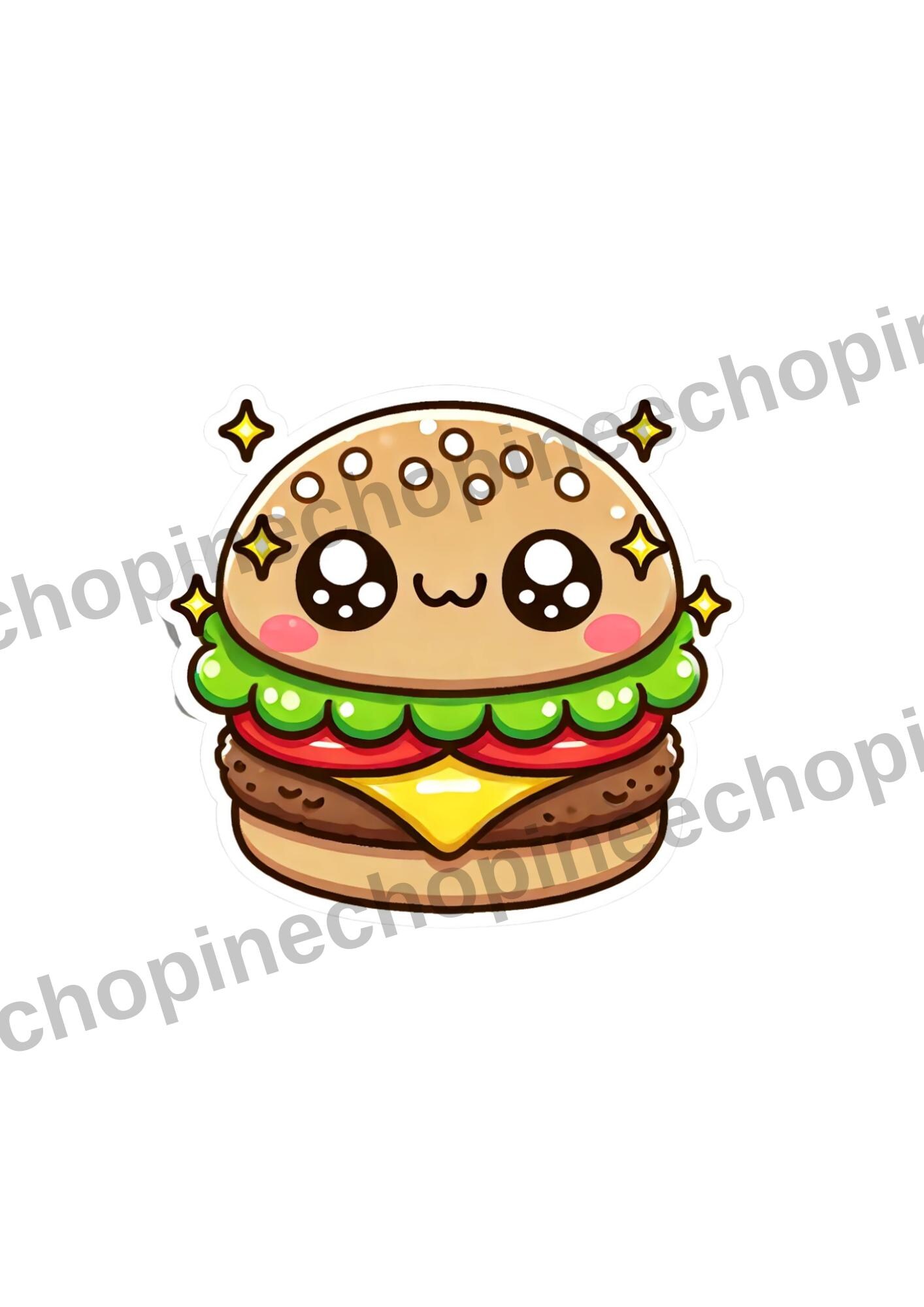 Chef Chick Sticker, Food Pun, Chicken Sticker, Kawaii Sticker, Chick ...
