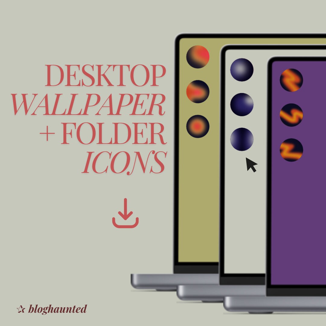 Aura Wallpaper Folder Icons Mac and MacBook Digital Download - Etsy